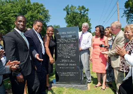 Monument Honors First Lady’s Ancestor | Atlanta Daily World