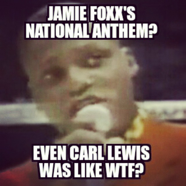 Most hilarious memes of Jamie Foxx singing the national anthem | Page 8 ...