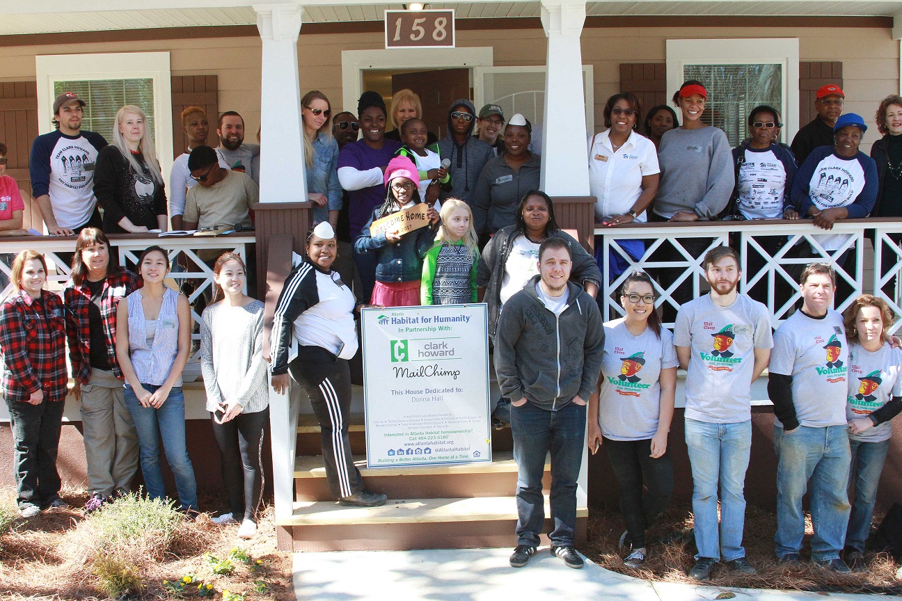 Team Clark Howard, MailChimp and Atlanta Habitat help new homebuyers ...