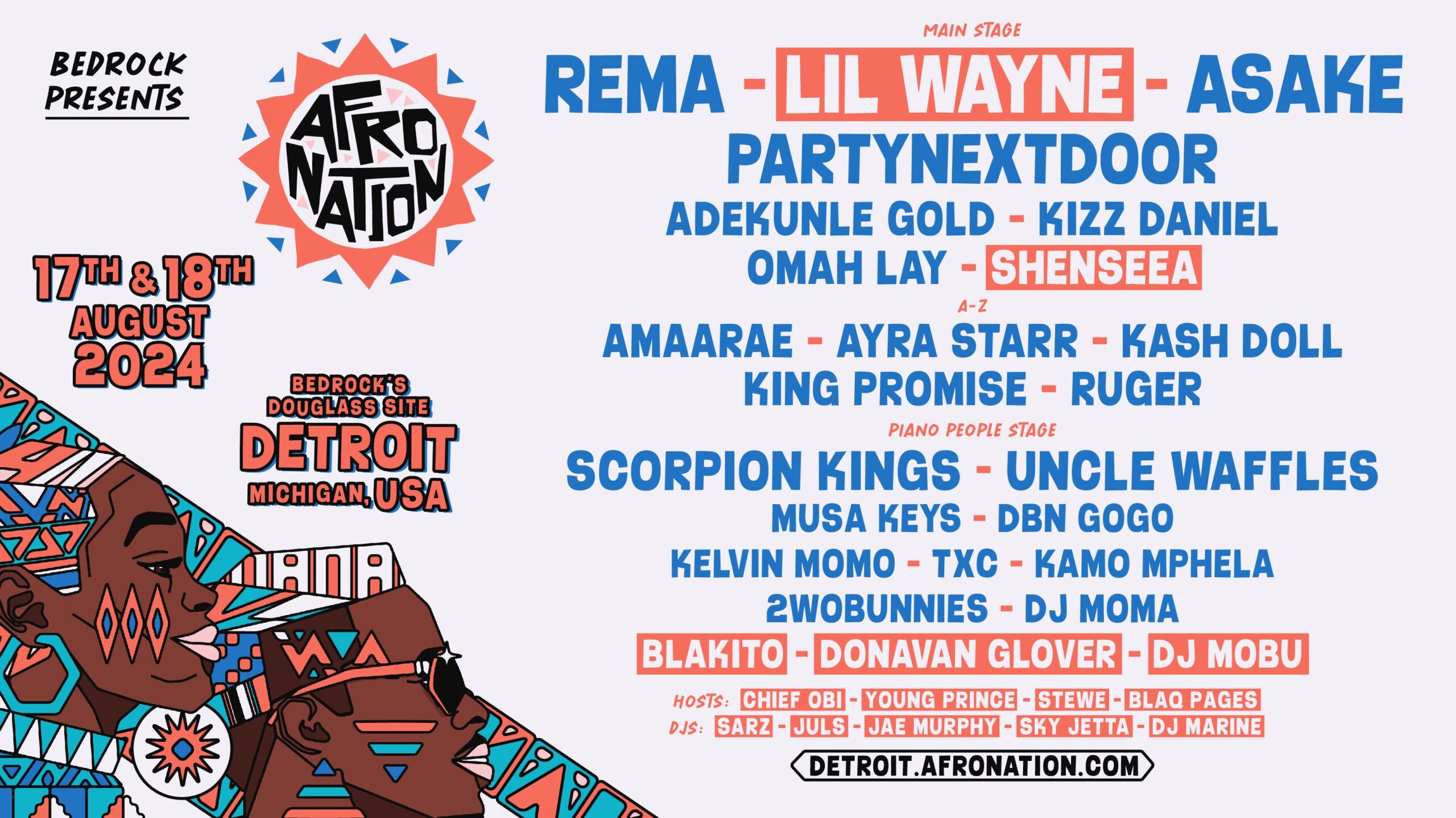 Lil Wayne, Dancehall Sensation Shenseea Added to Afro Nation Detroit ...