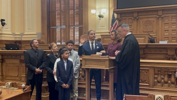 Senator Jaha Howard Takes Oath as More Than 100 People Witness Historic ...
